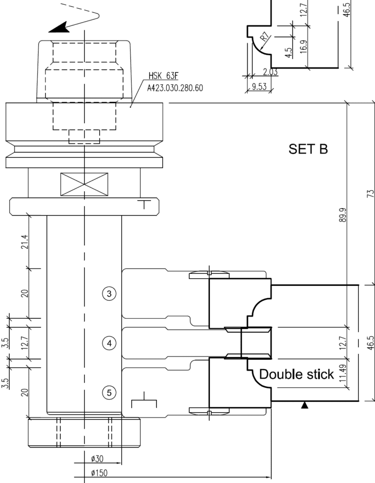 Arbor Tooling for Moulders and CNC Machinery | GDP Tooling
